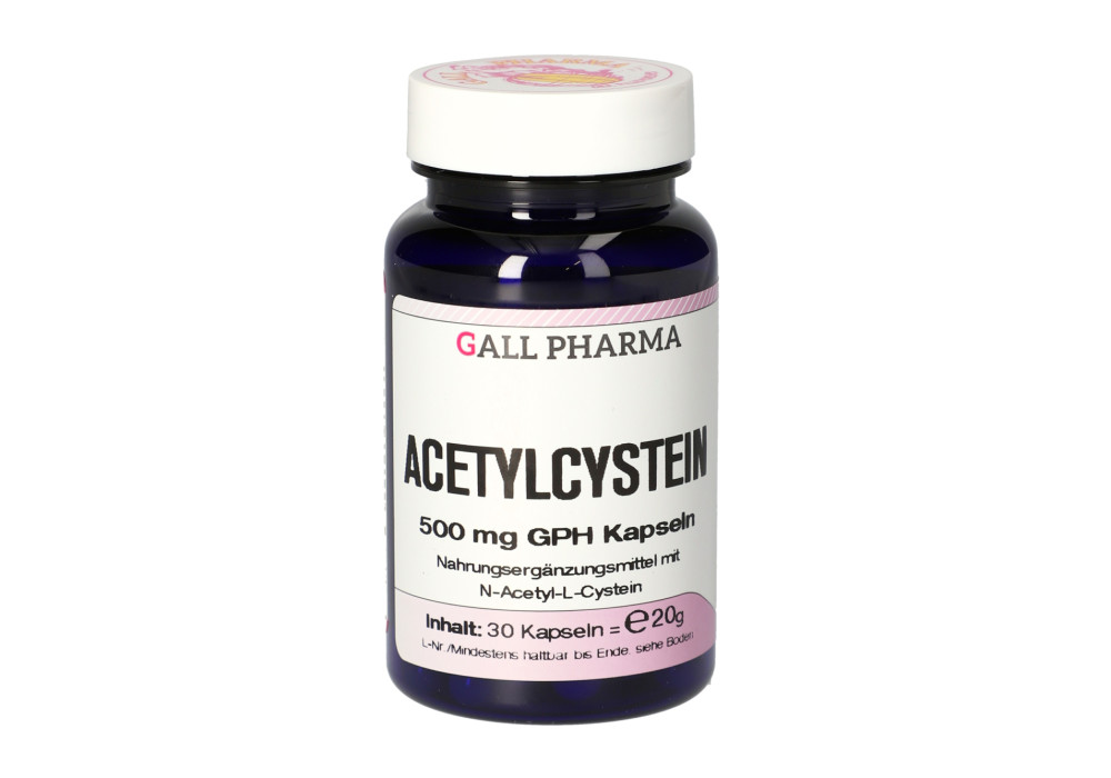 Acetylcystein 500 mg GPH Kapseln | Apotheke zur Universität - Wien