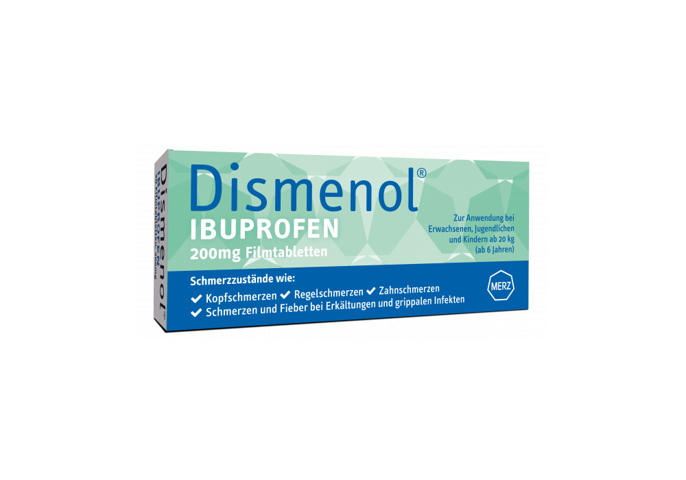 Dismenol® Ibuprofen 200mg Filmtabletten | Apotheke zur Kaiserkrone