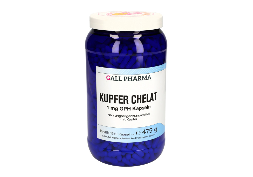 Kupfer Chelat 1 mg GPH Kapseln | Apotheke zur Universität - Wien