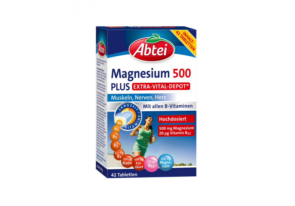 Abtei Magnesium 500 Plus Depot Tabletten | Apotheke zur Universität - Wien