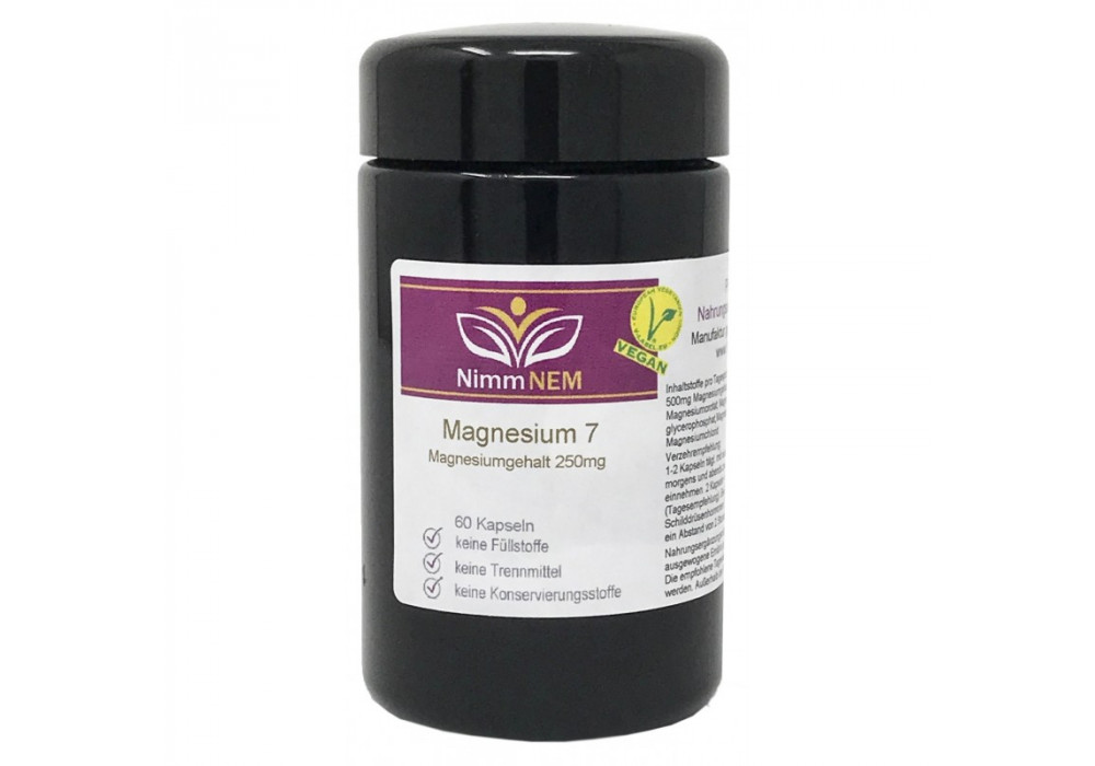 Magnesium 7 Kapseln 250mg Miron-Glas | Apotheke zur Universität - Wien